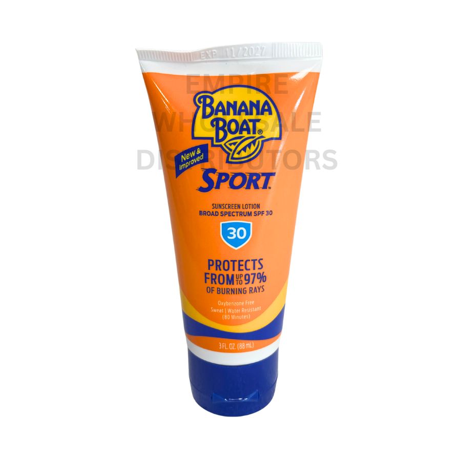 Banana Boat Spf 30 Sunscreen 3oz Lotion Empire Wholesale Distributors