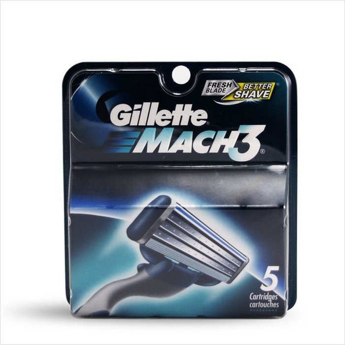 GILLETTE MACH-3 5 cartriges original USA – Empire Wholesale Distributors