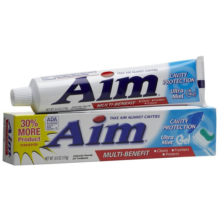 AIM TOOTHPASTE 5.5oz Cavity Pro gel – Empire Wholesale Distributors