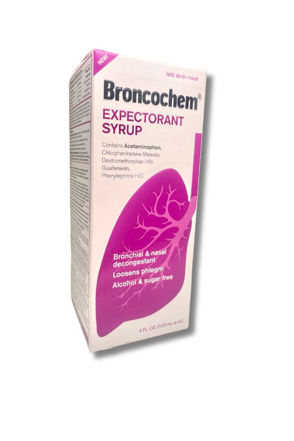 BRONCOCHEM EXPECTORANT SYRUP 4 FL OZ – Empire Wholesale Distributors