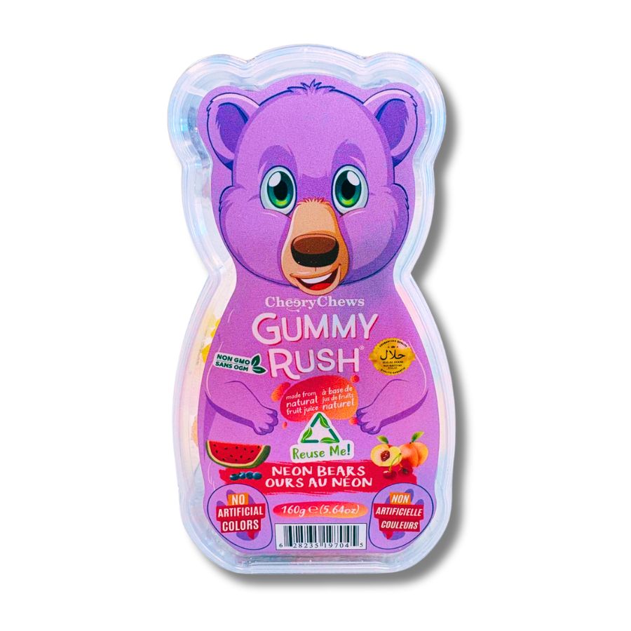 GUMMY RUSH neon bears 160g/5.64oz – Empire Wholesale Distributors
