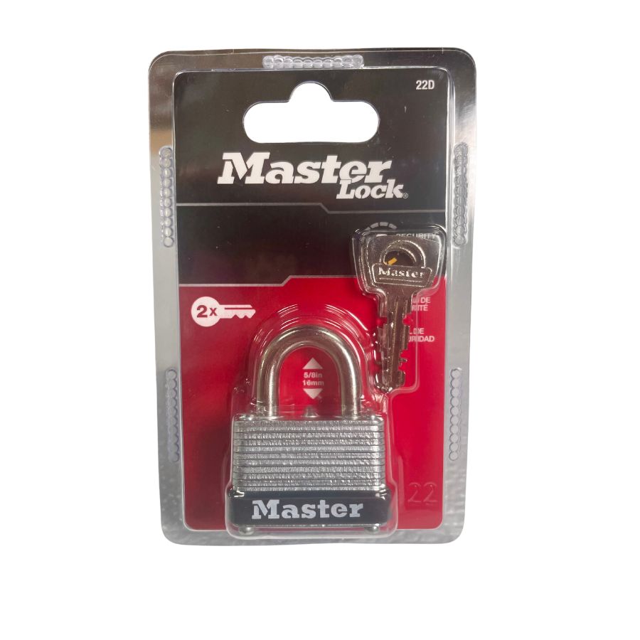 MASTER LOCK padlock 22D laminated steel 38mm – Empire Wholesale ...