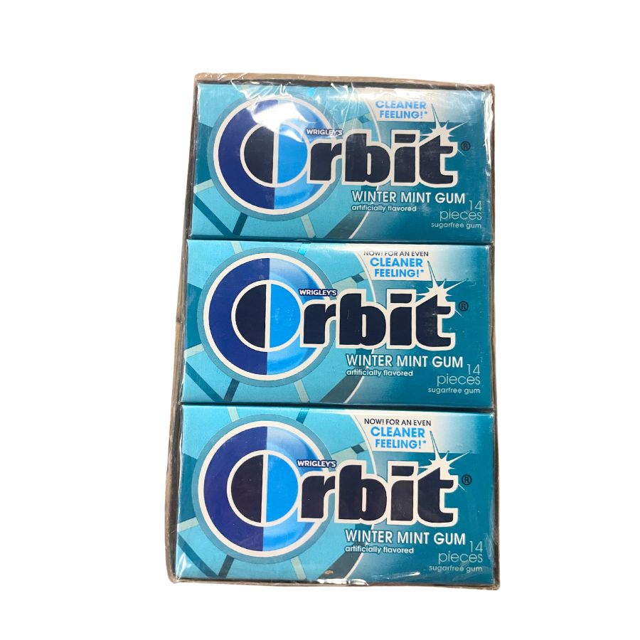 ORBIT WINTER MINT GUM 14pcs – Empire Wholesale Distributors
