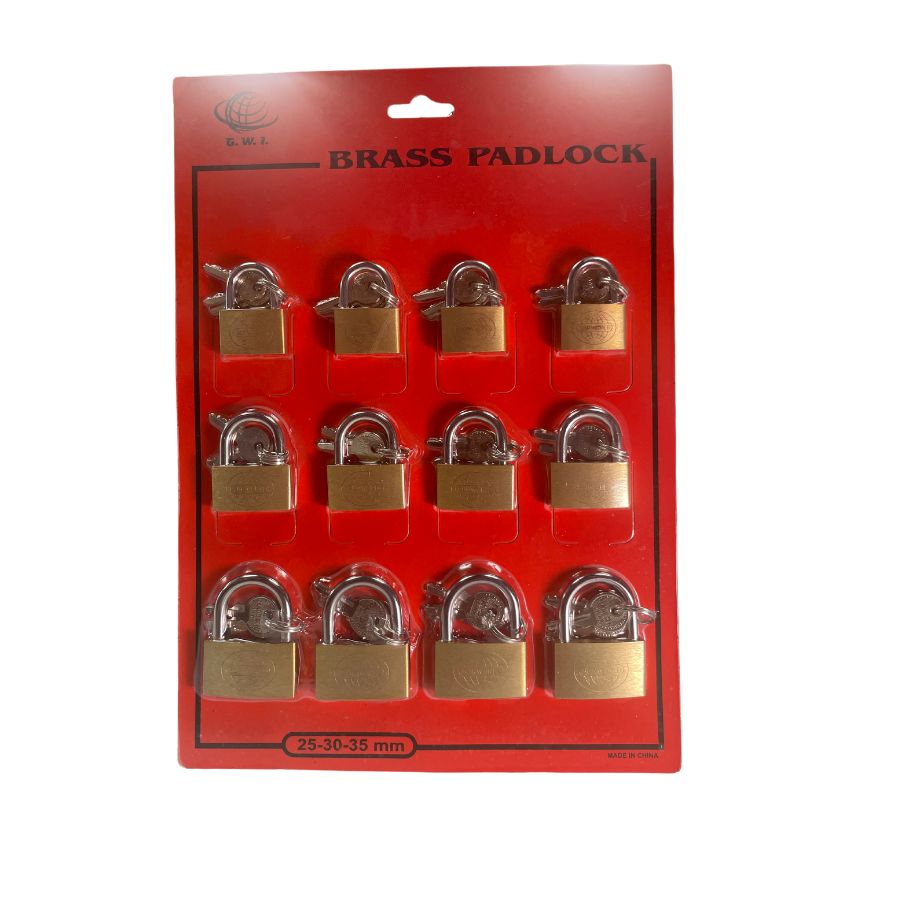 PADLOCK SMALL 20MM 24s card – Empire Wholesale Distributors