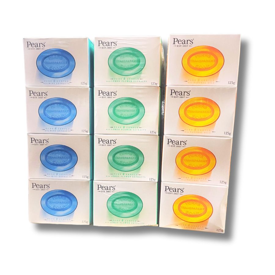 PEARS Soap, Face & Body Soap, Gentle Transparent Bar Soap, Moisturizin ...