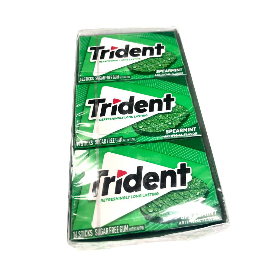 TRIDENT SPEARMINT 12CT – Empire Wholesale Distributors