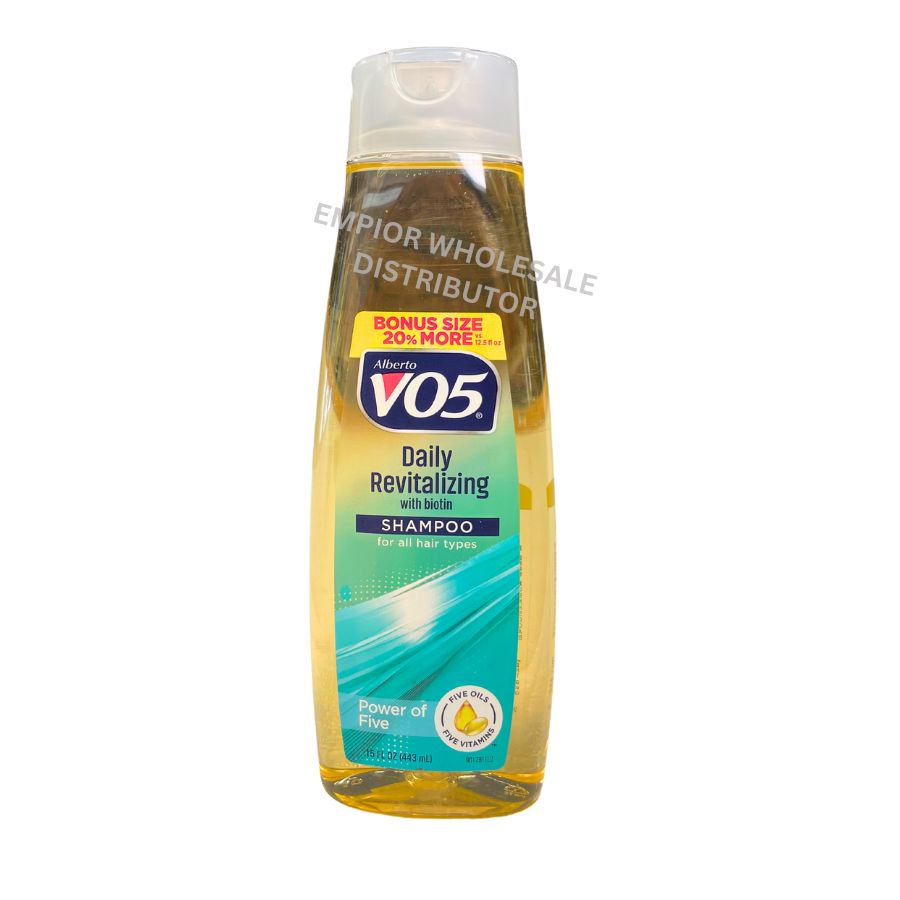 VO5 SHAMPOO 15oz Revitalizing +5 Vitam&Oil – Empire Wholesale Distributors